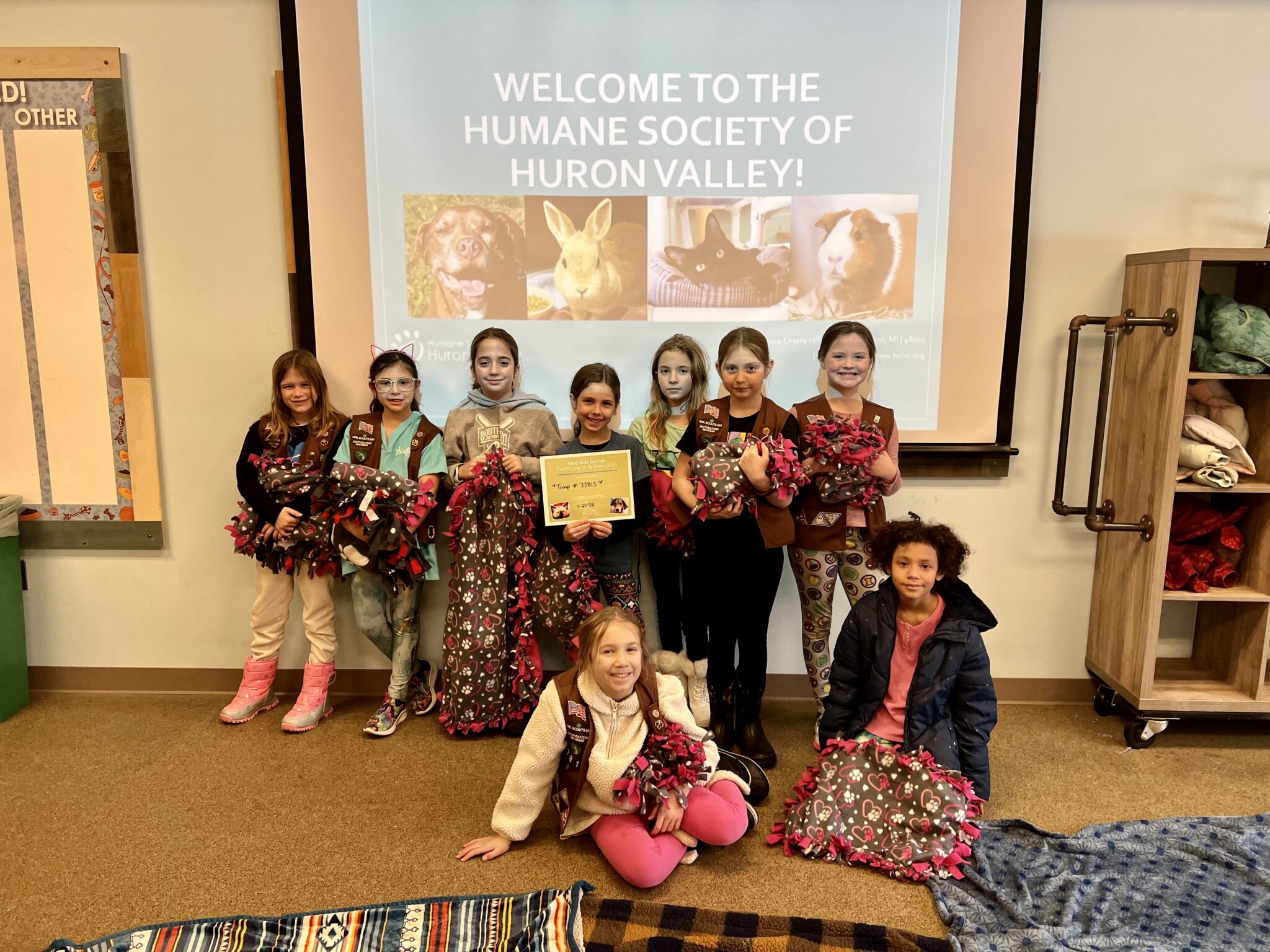 Girl Scouts Give Back Hshv