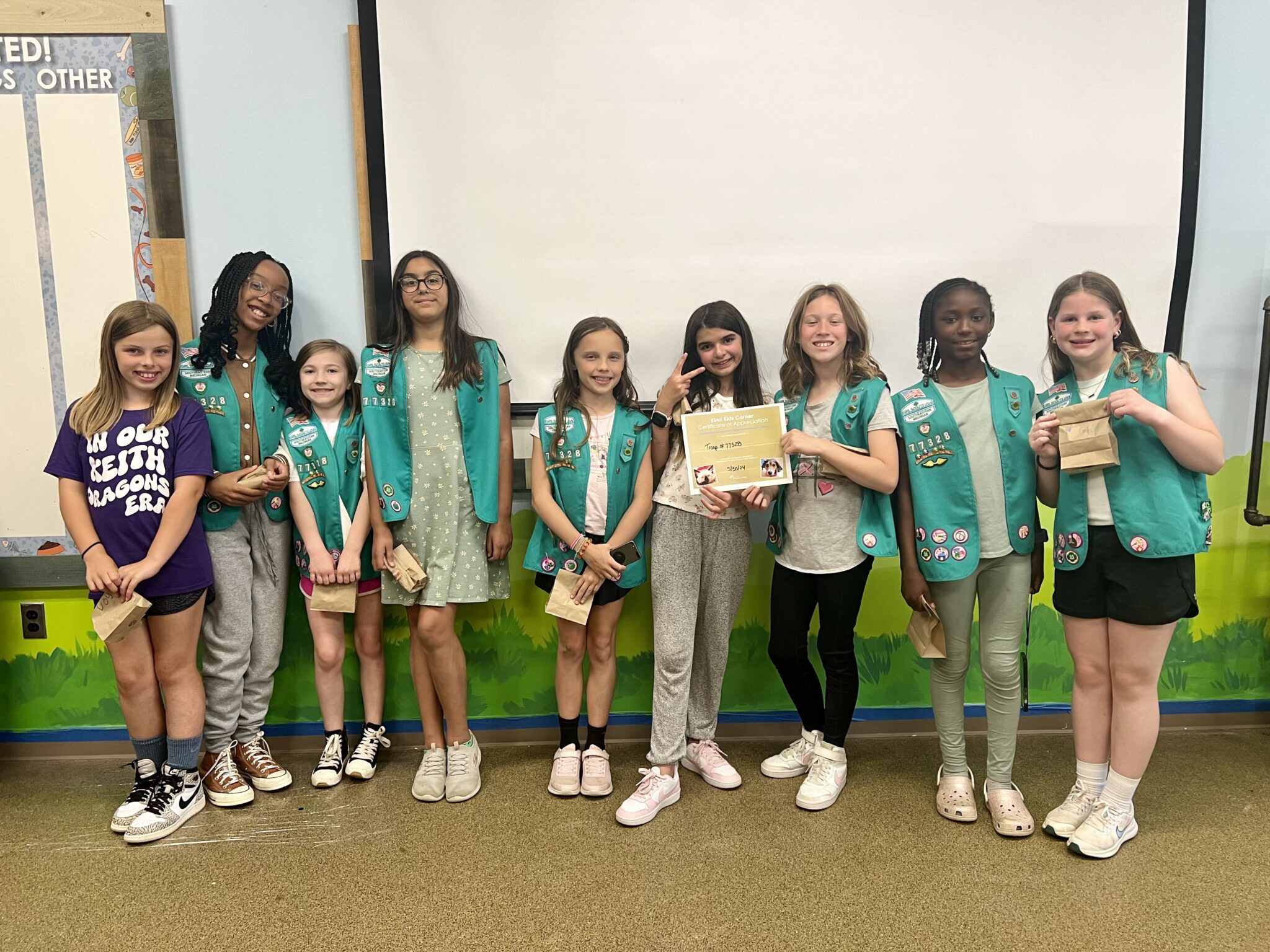 Generous Girl Scouts - HSHV
